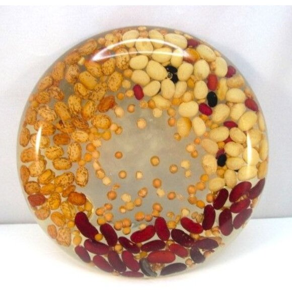 Accents | Vintage 3 Footed Lucite Bean Decorative Trivet | Poshmark